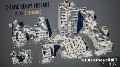Unreal Engine Modular Destroyed Buildings Modular House Houses Modular Building GFXFather