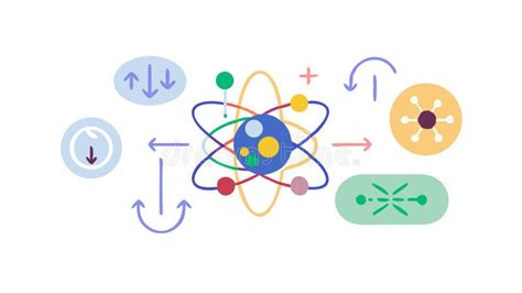Atomic Structure And Quantum Physics Scientific Discovery Vector Design Generative Ai Stock