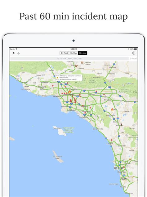 App Shopper CHP Traffic Incident Map Feed SIG Alert Fire Navigation