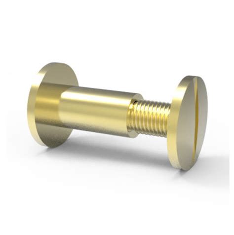 brass twin slot binding screws solid brass pack of 1000