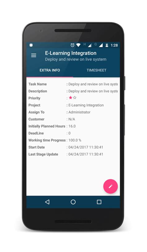 Human Resource And Project Management Android App