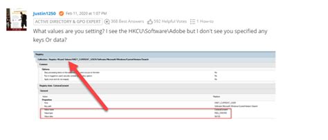 Hkcu Gpo User Context Runs But Not Applying Reg Keys Software And Applications Spiceworks