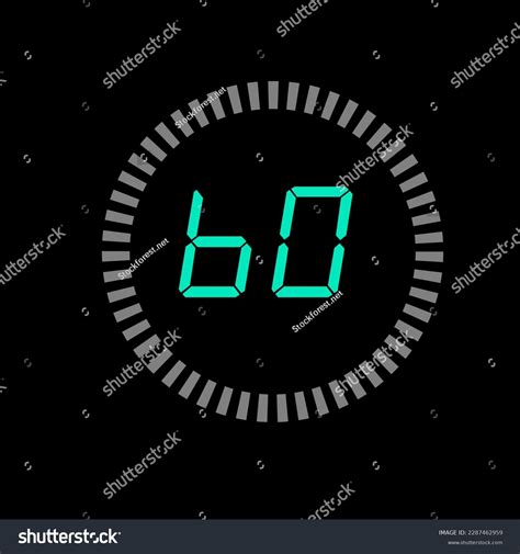 Digital Pi Diagram Countdown Timer 05 Stock Illustration 2287462959 Shutterstock