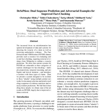 Deseption Dual Sequence Prediction And Adversarial Examples For