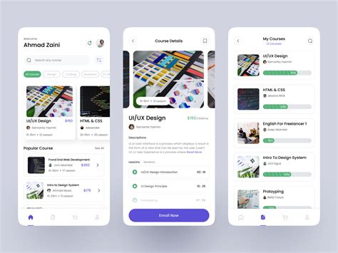 Classes Online Course Mobile App By Muhammad Zaini On Dribbble