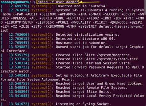 The Dmesg Command In Linux Practical Examples
