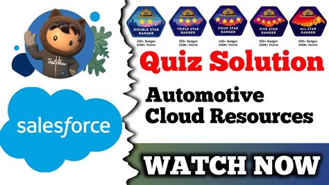 automotive cloud foundations salesforce trailhead quiz solution