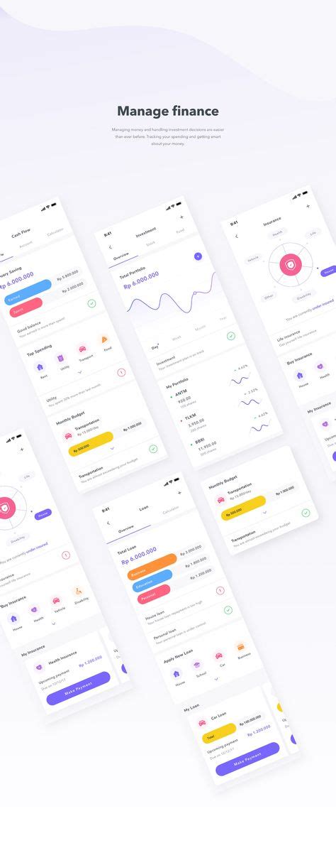 Expense Tracker Web App Concept Design