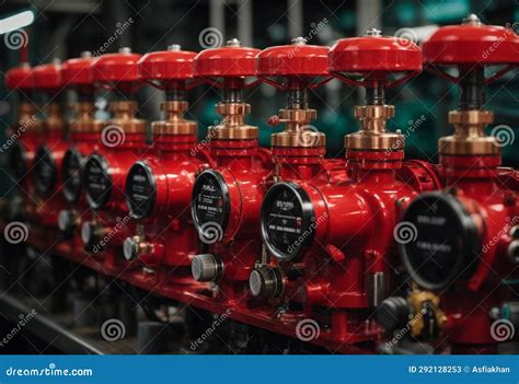 Set Of Gauge Meters With Arrows Colorful Indicator To Measuring Level Temperature Speed