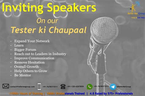 Gunjan Baranwal On Linkedin Refermegroup Refermegroupfortestingchampions Speaker Speaking…