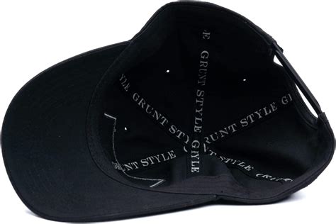 Operator Hat Black Grunt Style
