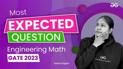 20 Most Expected Question For Gate 2023 Engineering Math Gate