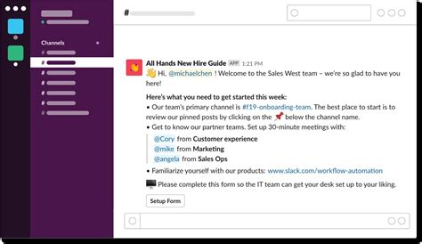 Avec Workflow Builder Slack Simplifie Lautomatisation Des Tâches
