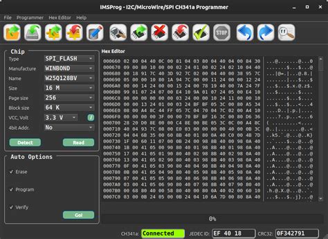 imsprog and other linux utilities for ch341a · one transistor