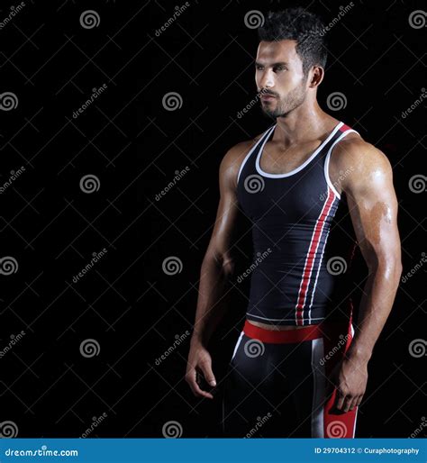 Atleta Maschio Sexy Fotografia Stock Immagine Di Caldo