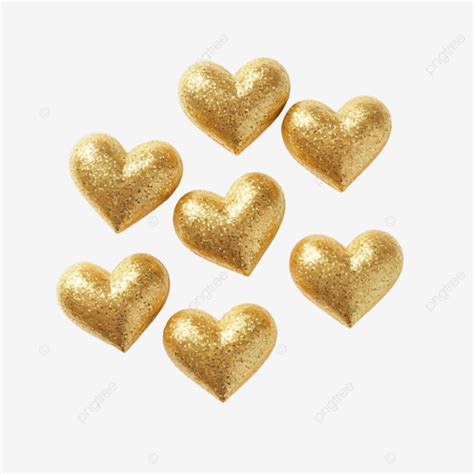 골드 반짝이 하트 금 반짝임 마음 Png 일러스트 및 이미지 에 대한 무료 다운로드 Pngtree