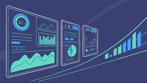 Data Analytics Dashboard Business Insights And Digital Information Display Vector Design