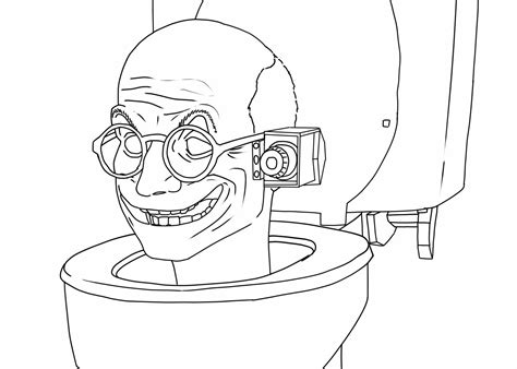 스키비디토일렛 업그레이드 타이탄 드릴맨 색칠공부 도안 무지개캔버스 색칠공부 무료도안