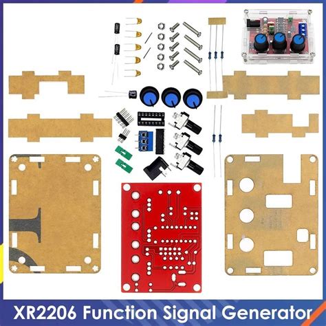 1hz 1mhz xr2206 function signal generator diy kit sine triangle square
