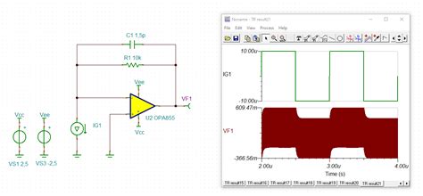 OPA TINA SPICE Simulation Gives Unrealistic Results Amplifiers Forum Amplifiers TI E E
