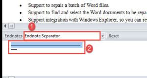 Methods To Remove Footnote Or Endnote Separator In Your Word Document