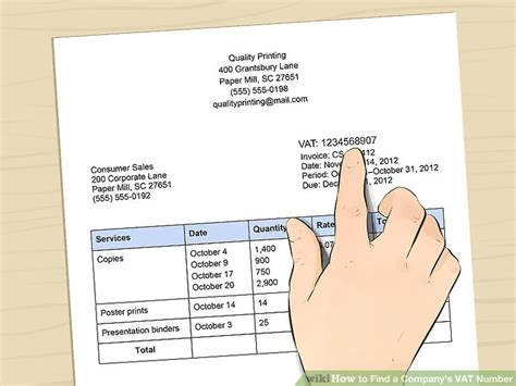 3 simple ways to find a company s vat number wikihow