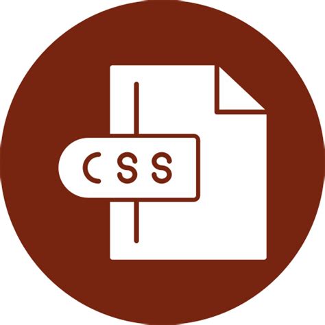 Css File Generic Color Fill Icon