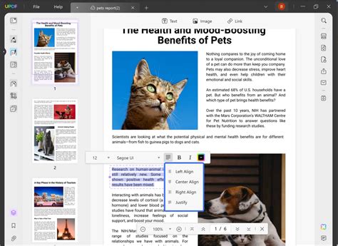 Align Text In Pdf Both Forms And Pdf Text Alignment Updf