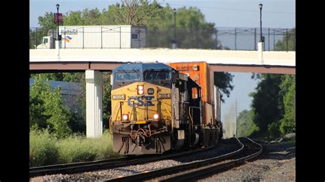 Csx Yn2 Ac4400 And Rare Sd50 3 On Intermodal Past Berea Oh Youtube