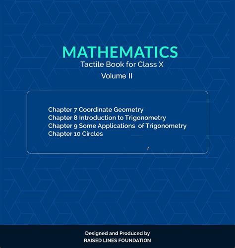 Class 10th Mathematics Ncert Raised Lines Foundation