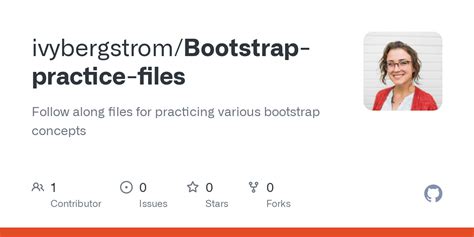 Github Ivybergstrom Bootstrap Practice Files Follow Along Files For Practicing Various