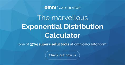 Exponential Distribution Calculator