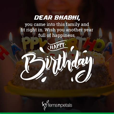 Best Happy Birthday Quotes Wishes For Bhabhi Ferns N Petals