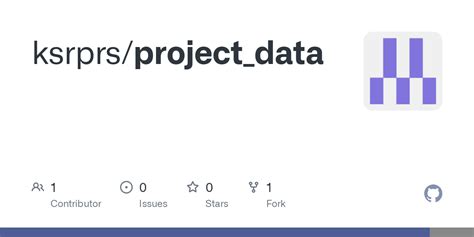 Github Ksrprsprojectdata