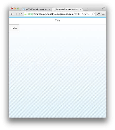 How To Create A Sapui5 Hana Mobile App Part 1 Of Sap Community