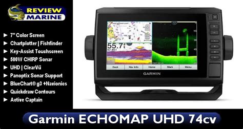 Garmin Echomap Uhd 74cv Features Specs Comparisons Videos