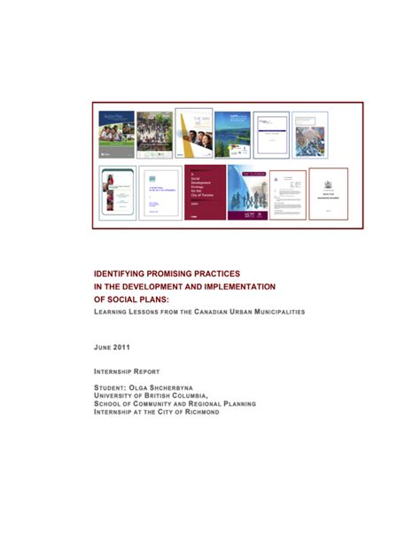 Internship Report Executive Summary Jan22 2013 Pdf Sustainability