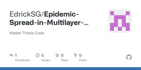 Github Edricksg Epidemic Spread In Multilayer Transport Network Master Thesis Code
