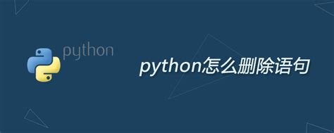 怎麼刪除語句 Python教學 Php中文網