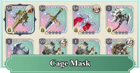 Soc Cage Mask Rating And Skill Effect Sword Of Convallaria Gamewith
