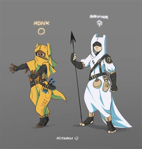 Survivor And Monk By Notocordada On Deviantart