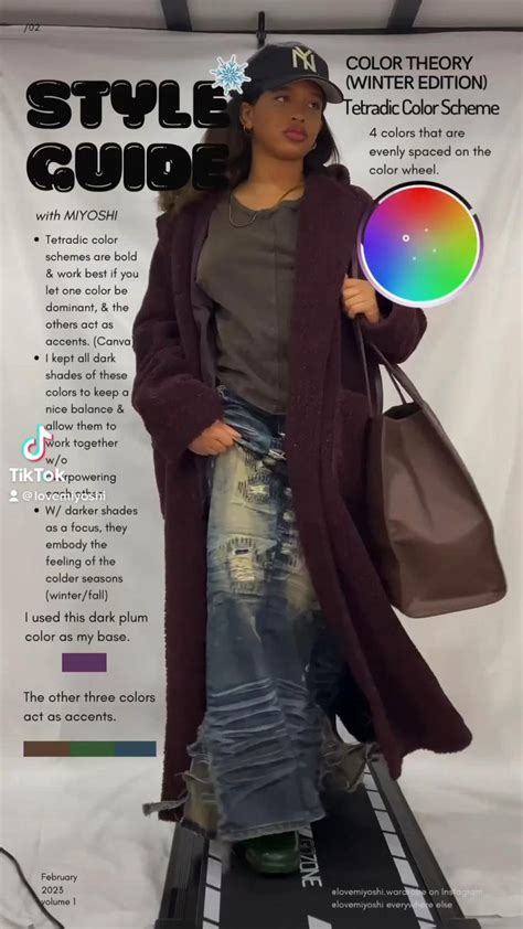 Color Theory Style Guide Tetradic Color Scheme Rainy Day Outfit Style Guides Kendall Jenner