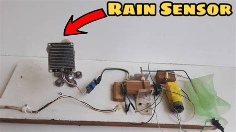 Make Rain Sensor Automatic Shed Roof Without Arduino Youtube