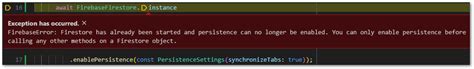 How To Enable Firestore Cache In Flutter Web Apps