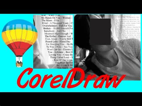 Corel Draw Tips Tricks TEXT In A Shape FACE YouTube