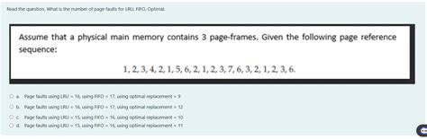 solved assume that a physical main memory contains 3