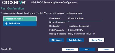 How To Set Up The Arcserve Udp Appliance And Create Plans