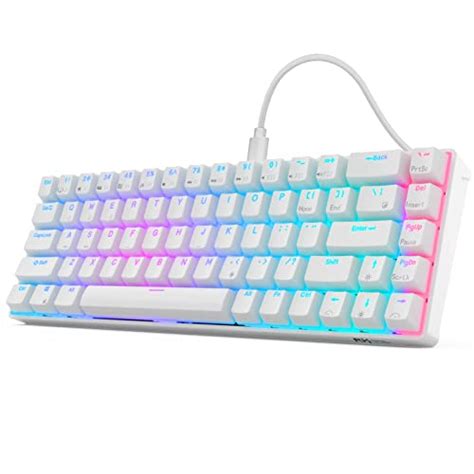 RK ROYAL KLUDGE RK68 (RK855) Wired 65% Mechanical Keyboard, RGB Backlit ...