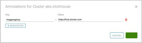 Configuring Annotations Altinity® Documentation