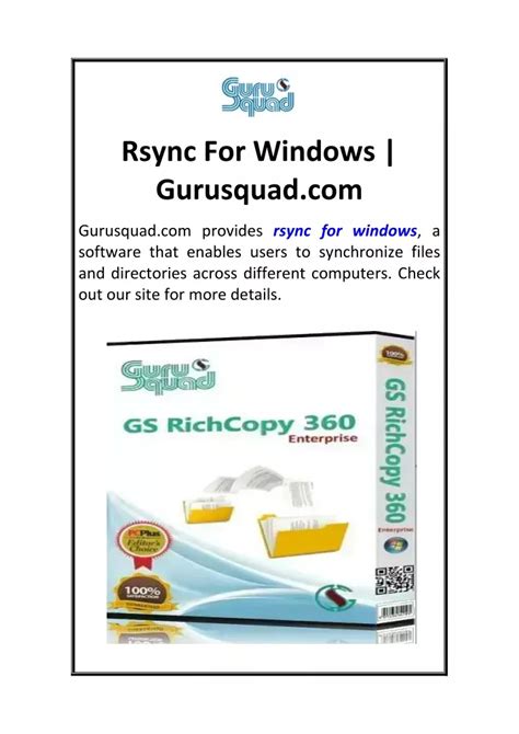 Ppt Rsync For Windows Powerpoint Presentation Free Download Id 13128482